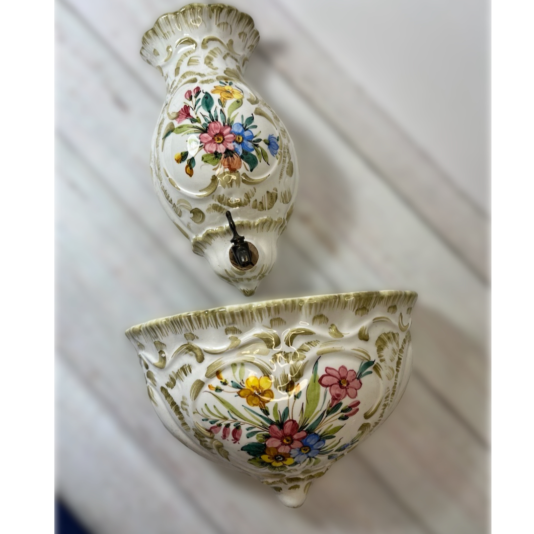 Rare A.ZEN NOVE ITALIAN WALL Lavabo FOUNTAIN-stamped/signed