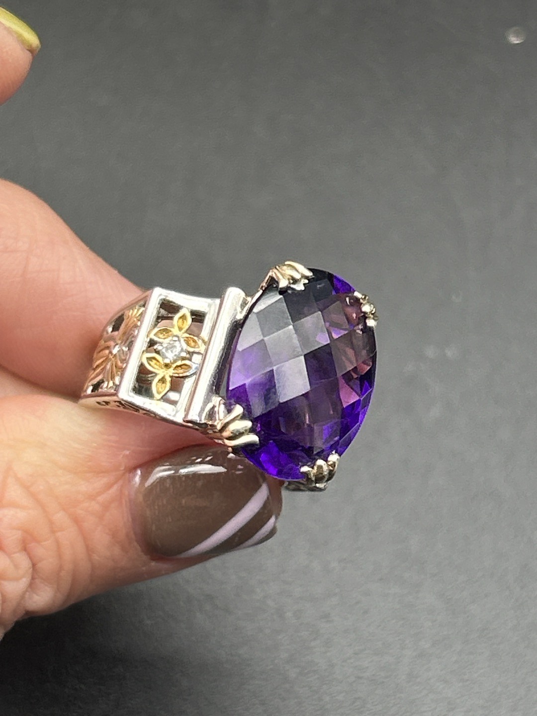 Vintage Style Michael Valitutti NH Gems En Vogue 925 Sterling Silver ...