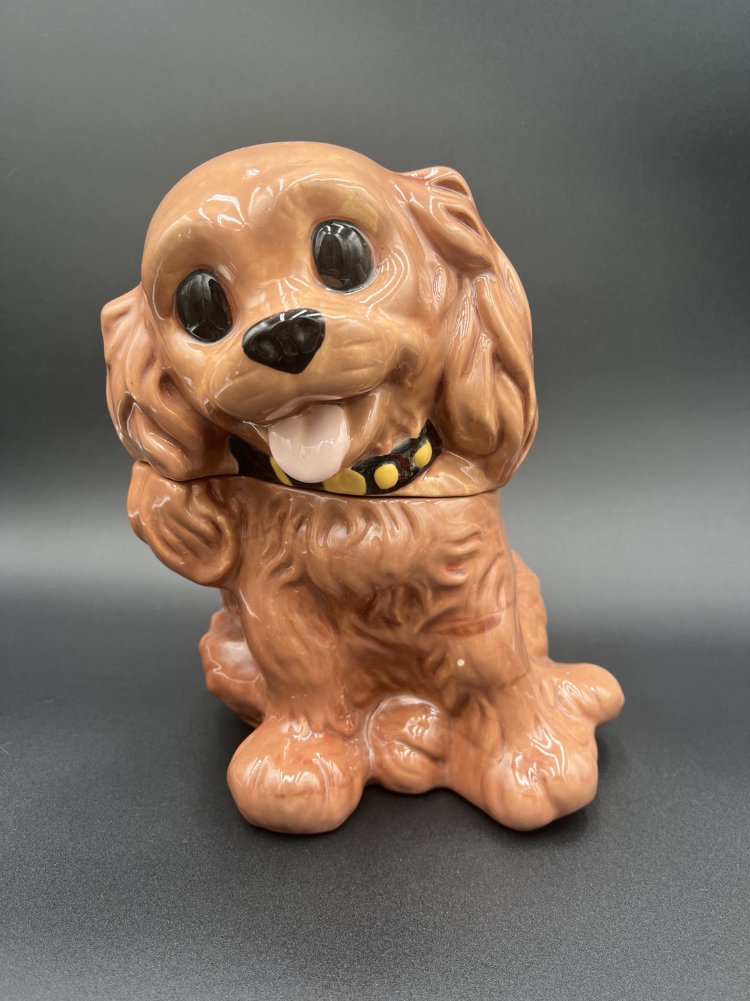 Dog Cookie Storage Canister Jar - Cocker Spaniel