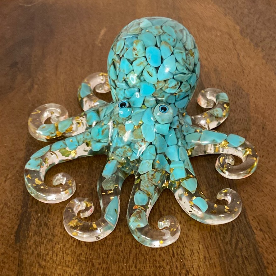Octopus Acrylic Octopus, 4x4x2