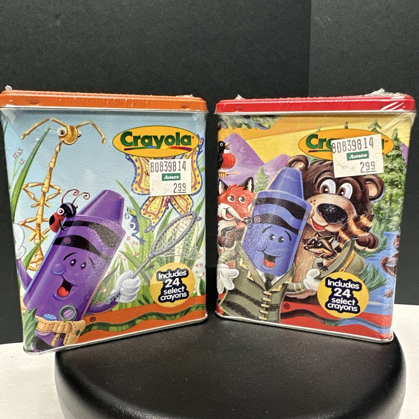 Crayola Crayons Limited Edition 2000 Discovery 2 Tins New Sealed 24 No ...