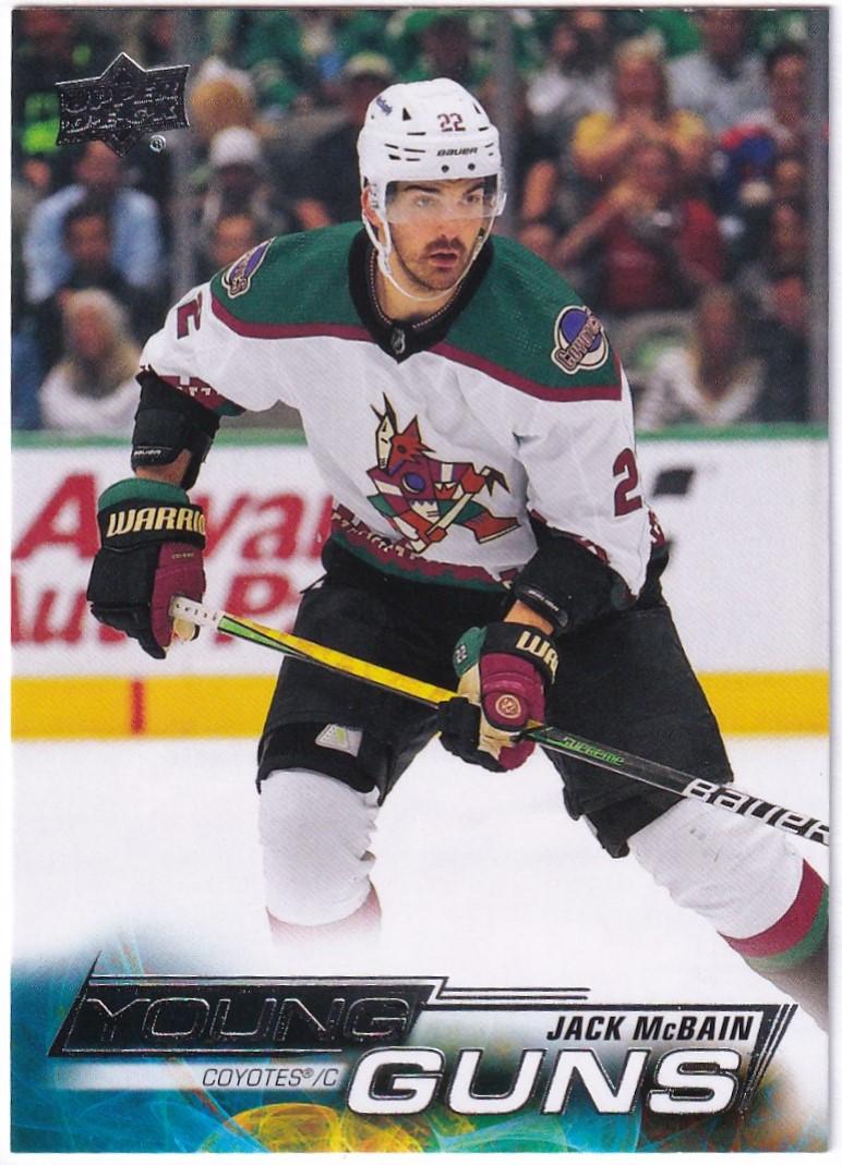 2022-23 Upper Deck #230 Jack McBain YG RC Arizona Coyotes Hockey Card