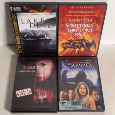 Four Horror DVD Lot Of 4