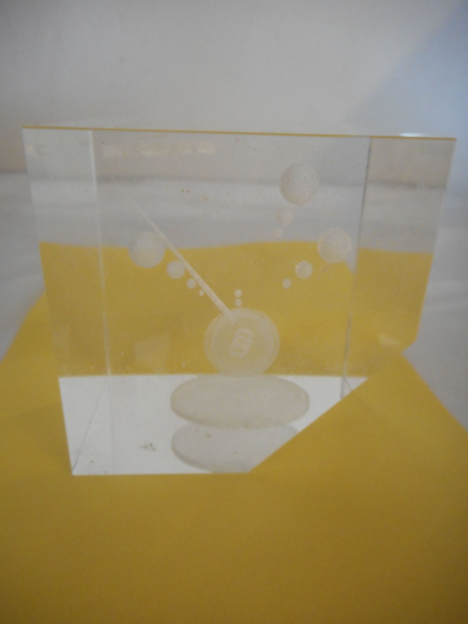 Avandia GlaxoSmithKline Pharmaceutical Clear Paperweight DNA molecular ...