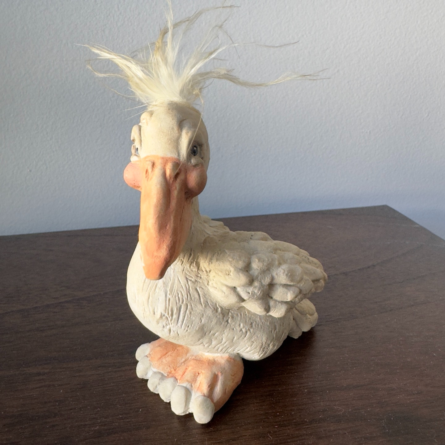 1996 Cast Art Dreamsicles Pelican Bird Figurine By Kristin Hayes Signed