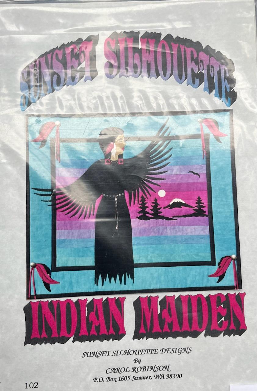 Sunset Silhouette Indian Maiden 102 Design Kit unopened