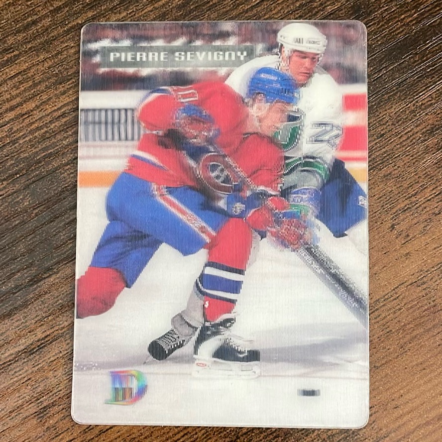 Rare 1995 Topps Test 3D New Product Development Pierre Sevigny Montreal ...