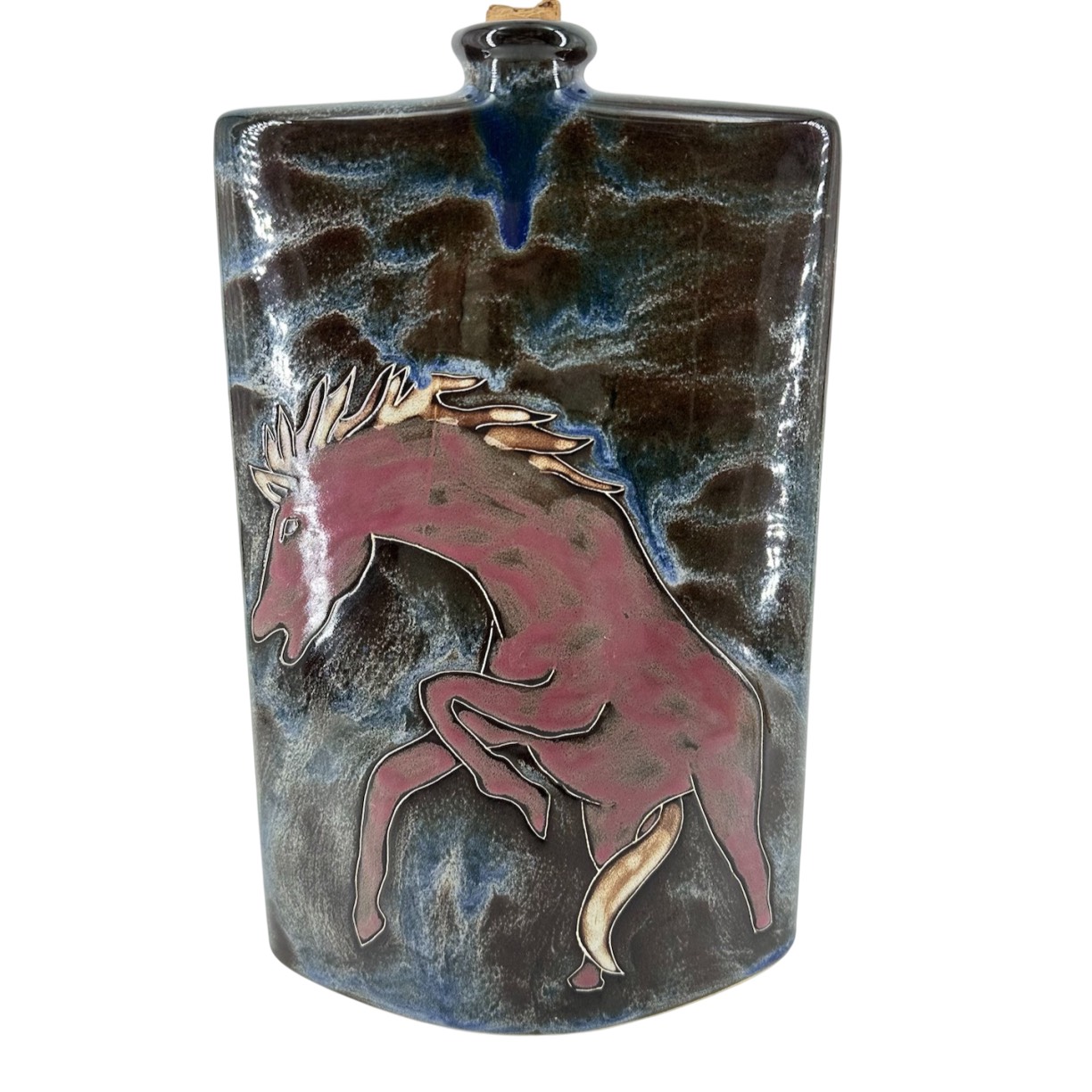 Mara Horse Bottle Mexico Pottery 374/500