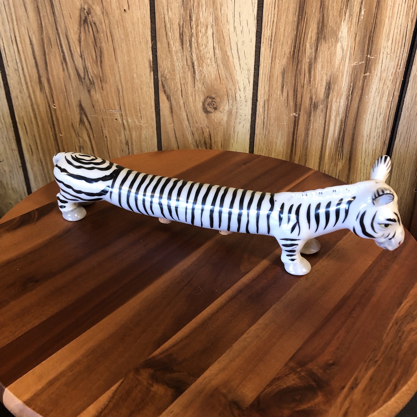 Long Body Zebra Salt & Pepper Shaker Japan