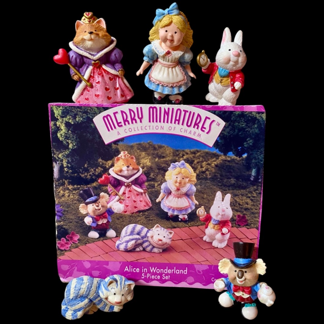 Hallmark Merry Miniatures - Alice In Wonderland (5 Pieces)