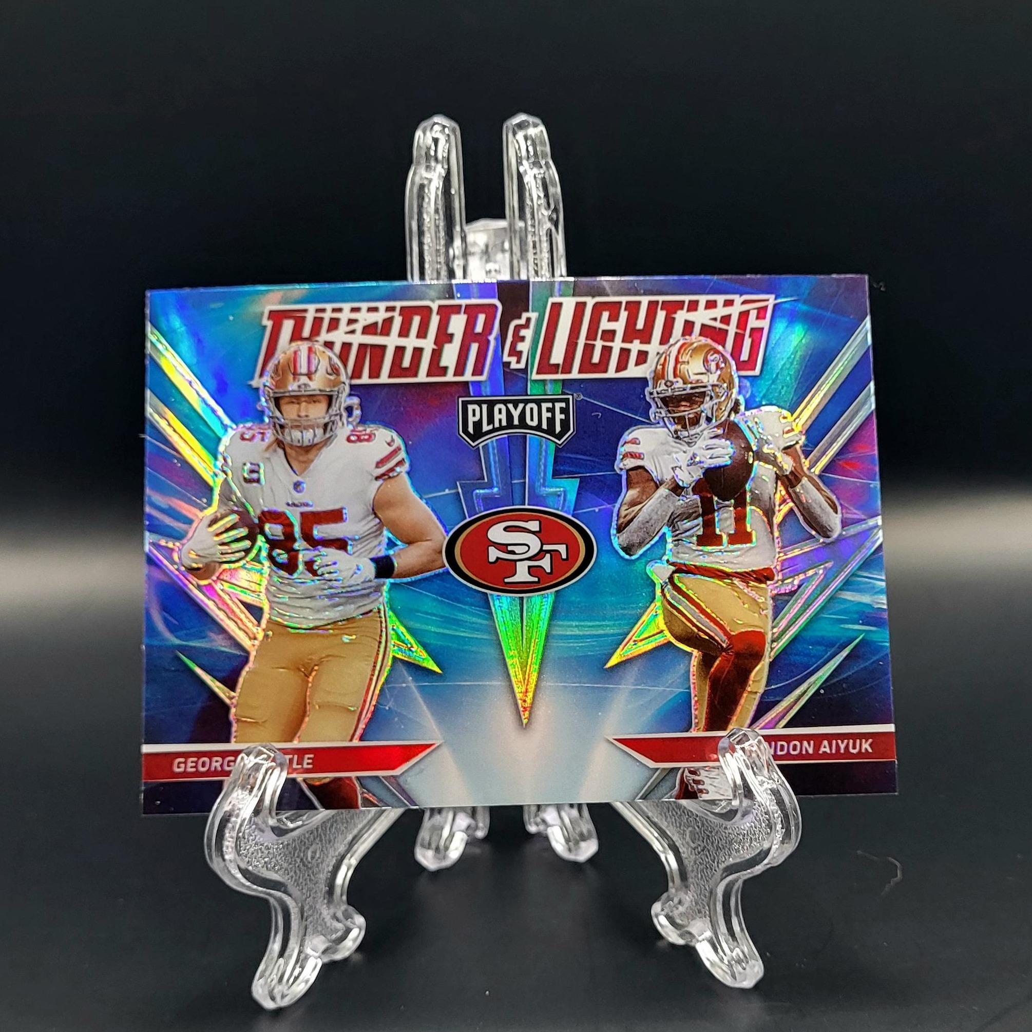 George Kittle Brandon Aiyuk 2021 Playoff Thunder & Lightning San ...