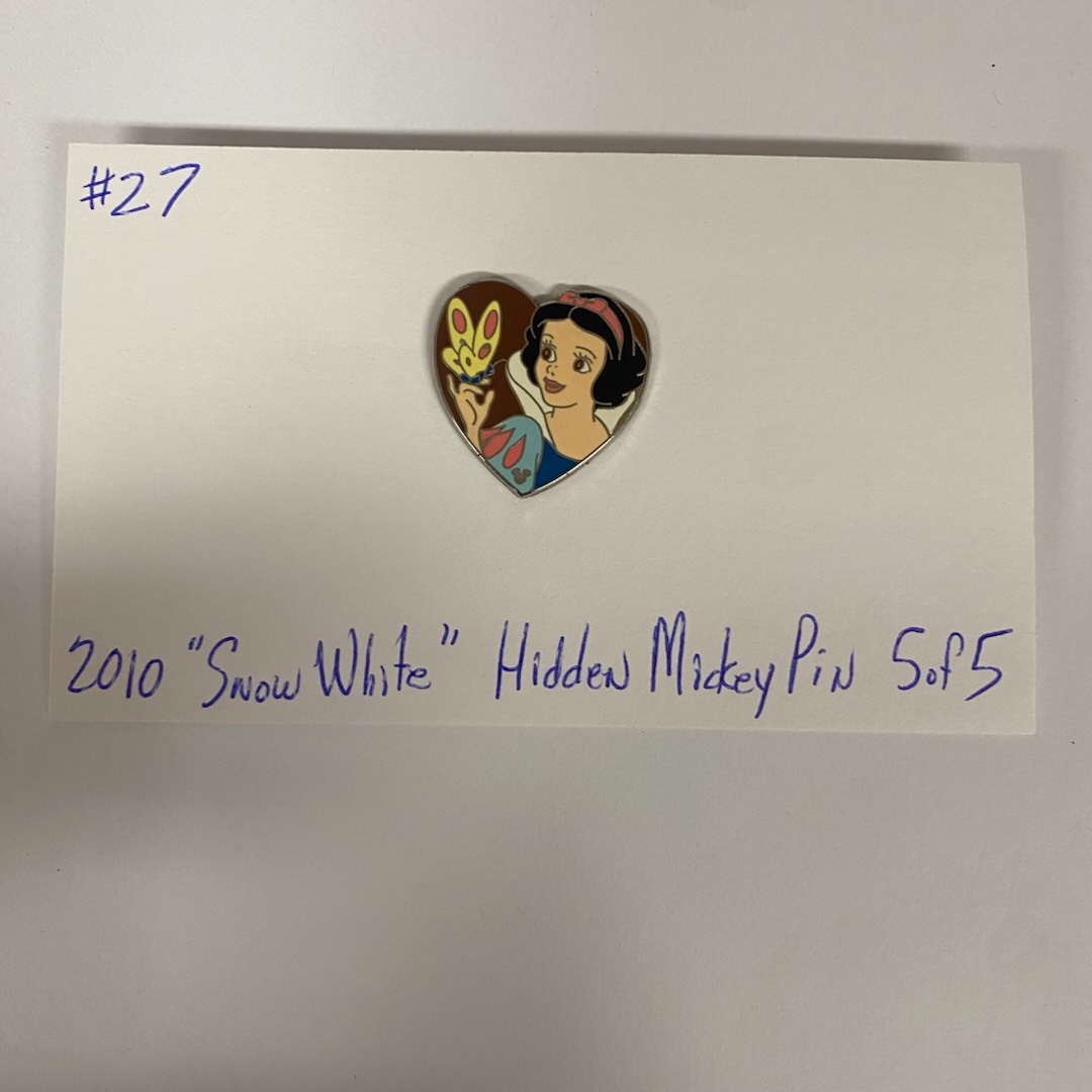 2010 Snow White Hidden Mickey Pin 5 of 5