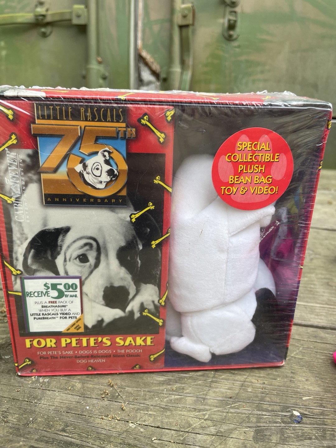 Little Rascals 75th Anniv. "For Pete's Sake" Gift Set w/ Plush DOG ...