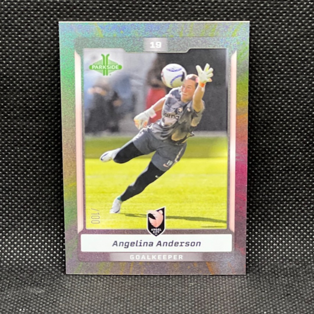 Angelina Anderson 2025 Parkside NWSL Vol 1 Shimmer /100 Soccer Card