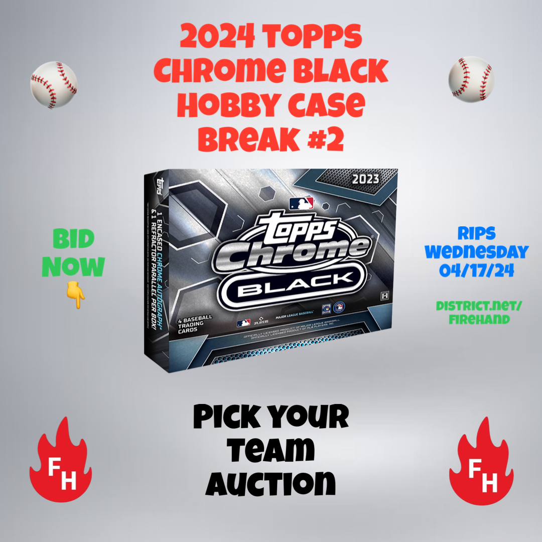 Atlanta Braves - 2024 Topps Chrome Black Baseball Cards Hobby Case (12 ...
