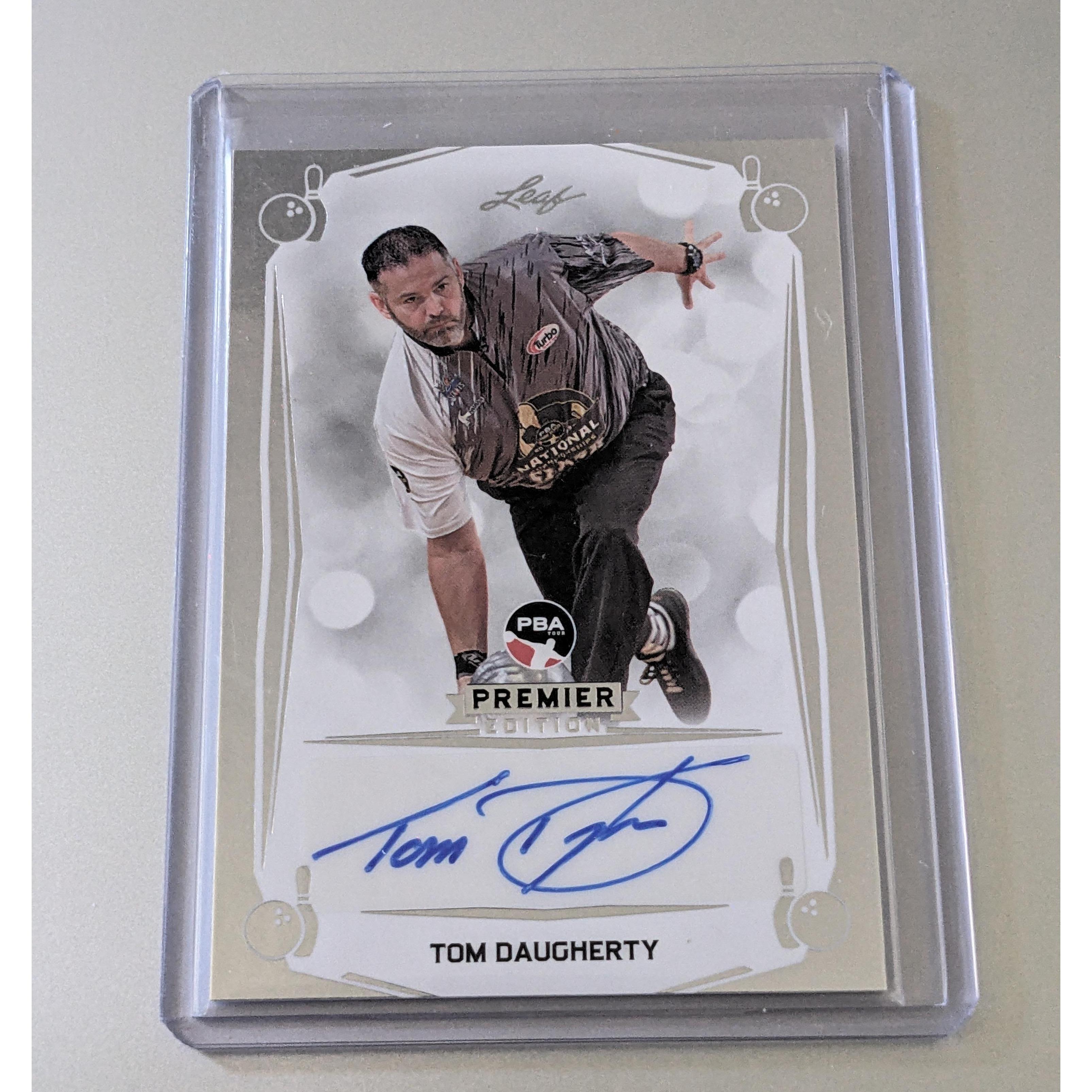 Tom Daugherty 2023 Leaf Premiere Edition PBA - Silver Autograph #B-51