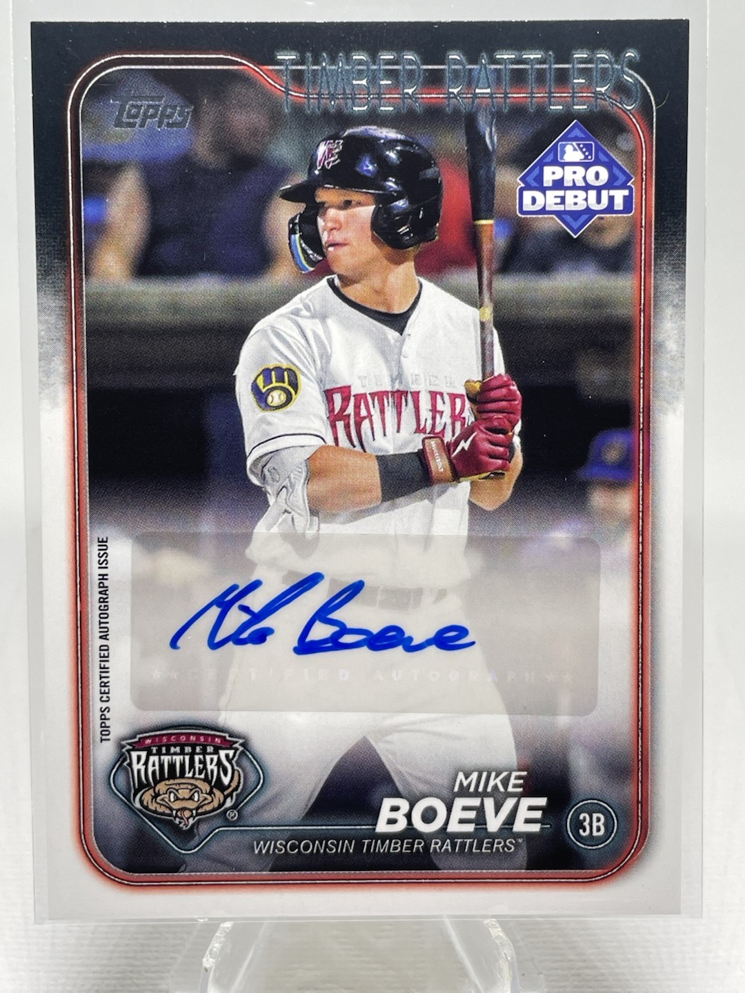 2024 Topps Pro Debut - Mike Boeve #PD-73 Autographs (AU, RC) BREWERS