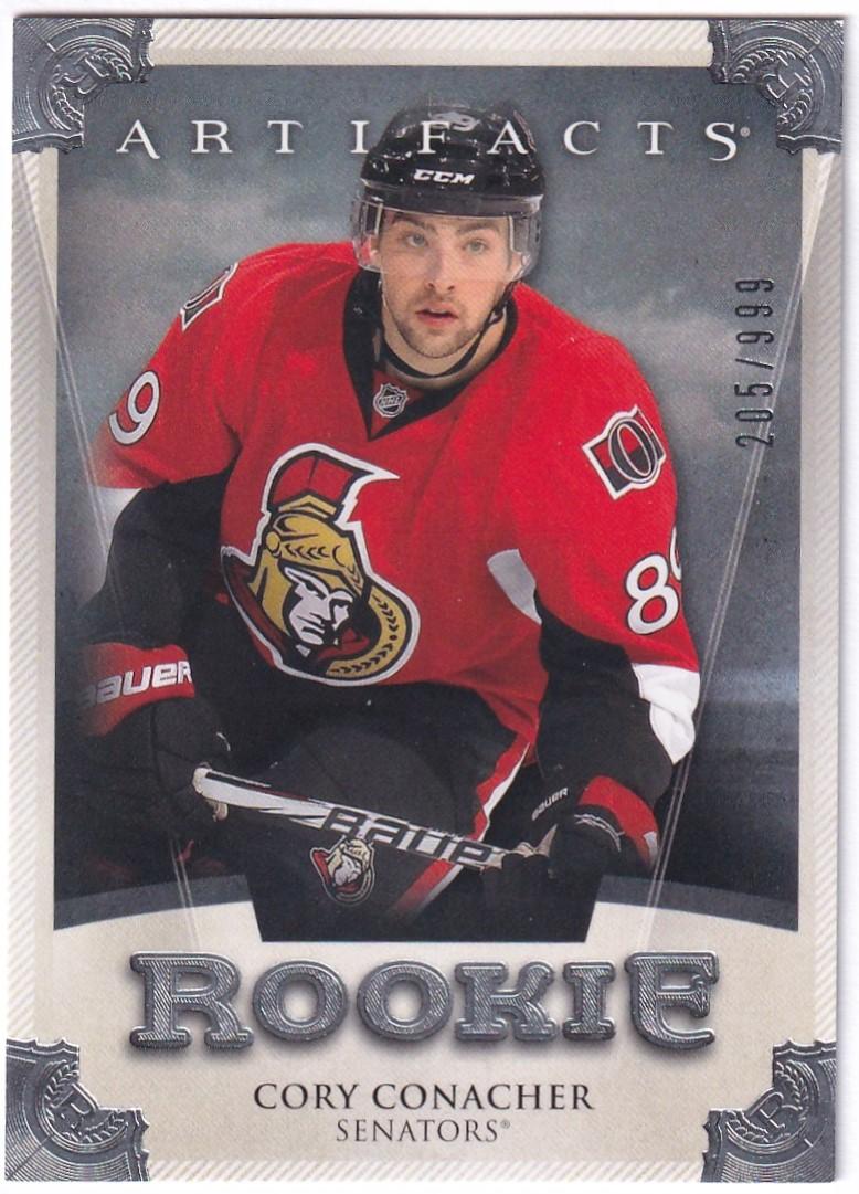 2013-14 Artifacts #160 Cory Conacher RC Ottawa Senators Hockey Card