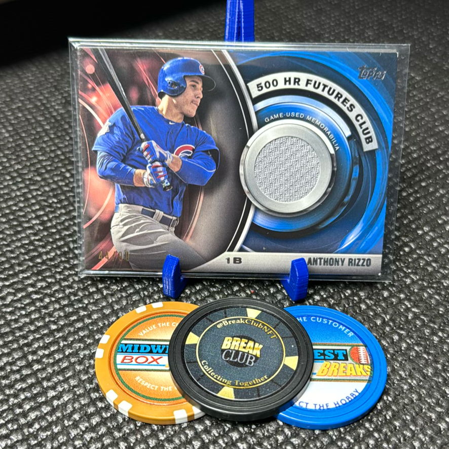 2016 Anthony Rizzo 44/99 500 HR Future Club Chicago Cubs New York Yankees