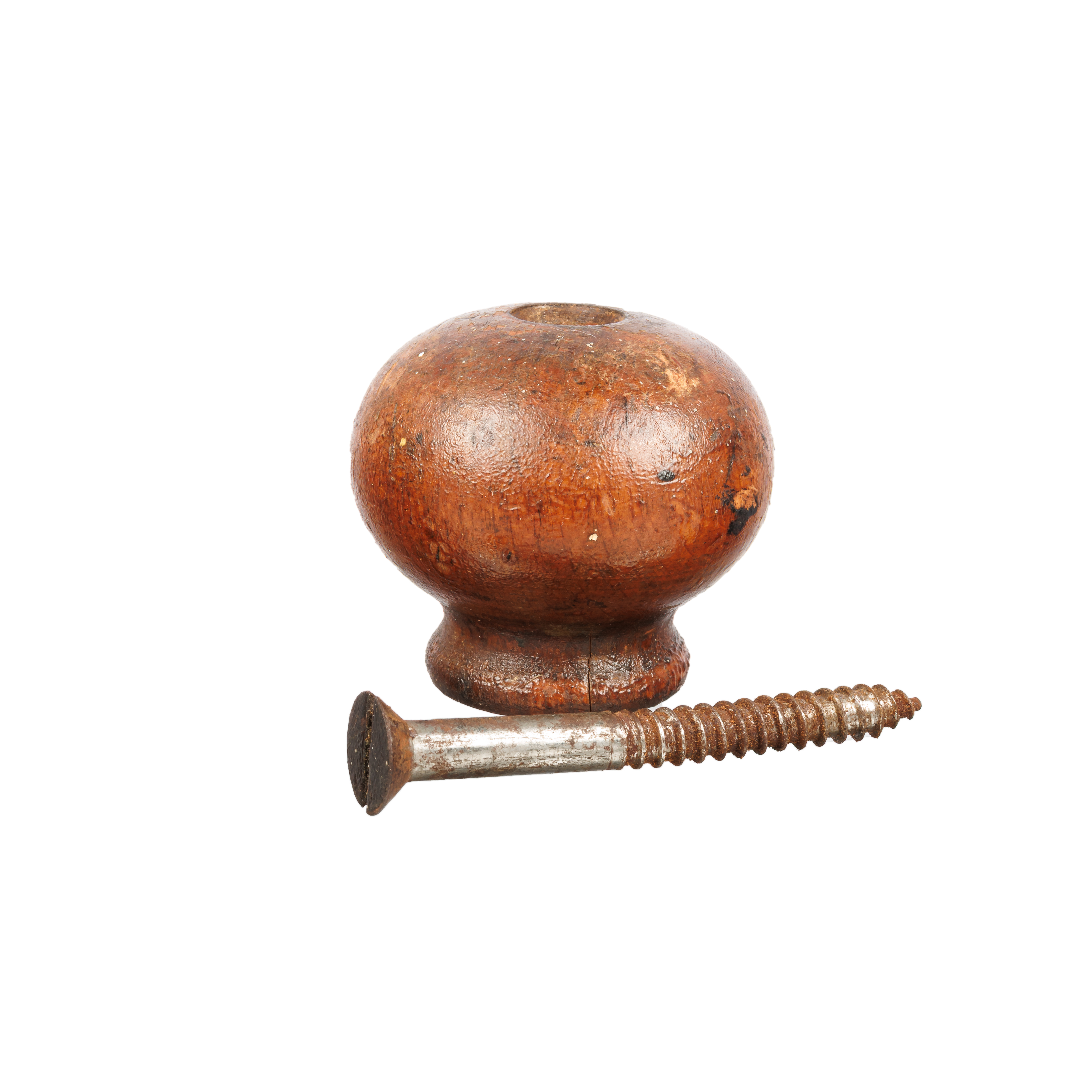 Original Beech Knob & Screw For Stanley Transitional Wood-Bottom Hand ...