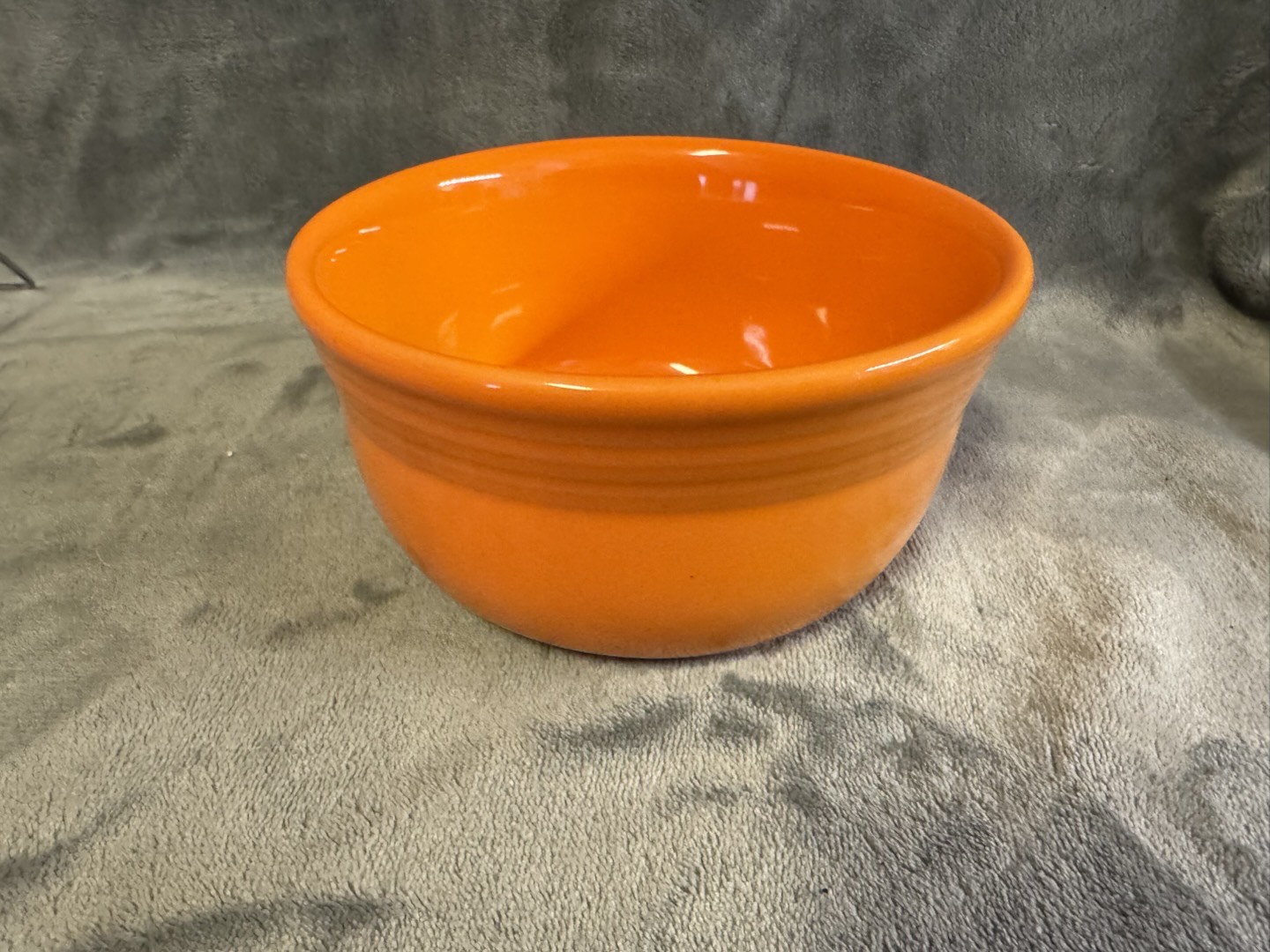 Fiesta Fiestaware Gusto Cereal Soup Bowl Poppy Orange Homer Laughlin EUC