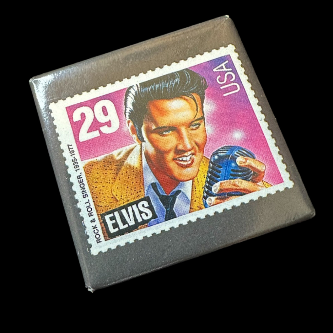 A Hunka Hunka Burning Love, USPS Elvis Presley Stamp Brooch, 1993