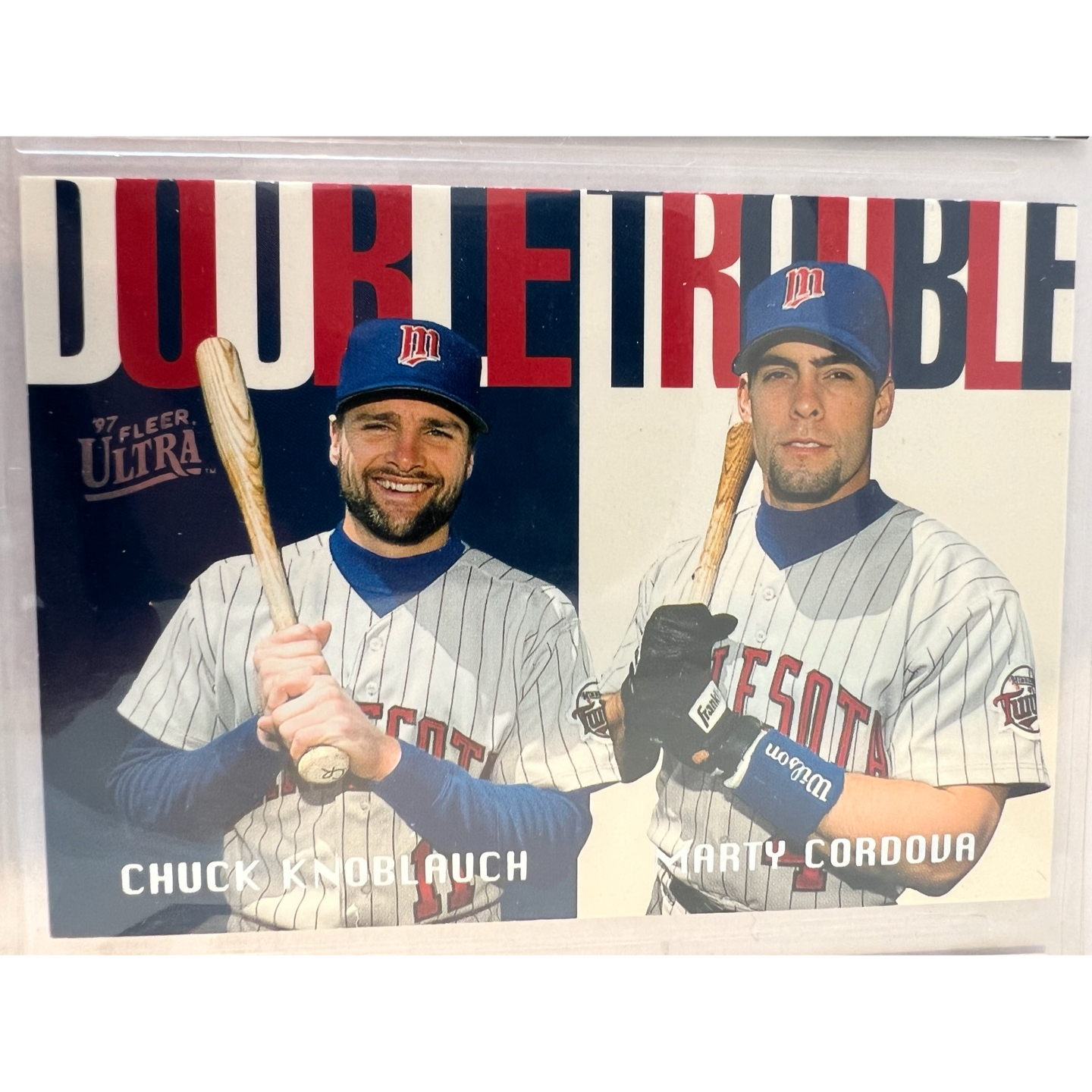 Chuck Knoblauch Marty Cordova Double Trouble Minnesota Twins
