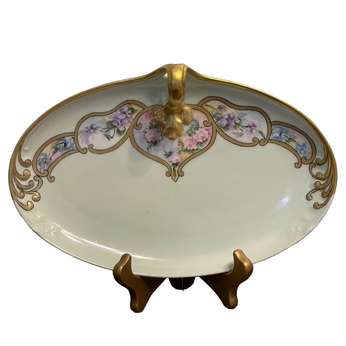 Wm Guerin W.G.&Co Limoges France Porcelain nappy plate