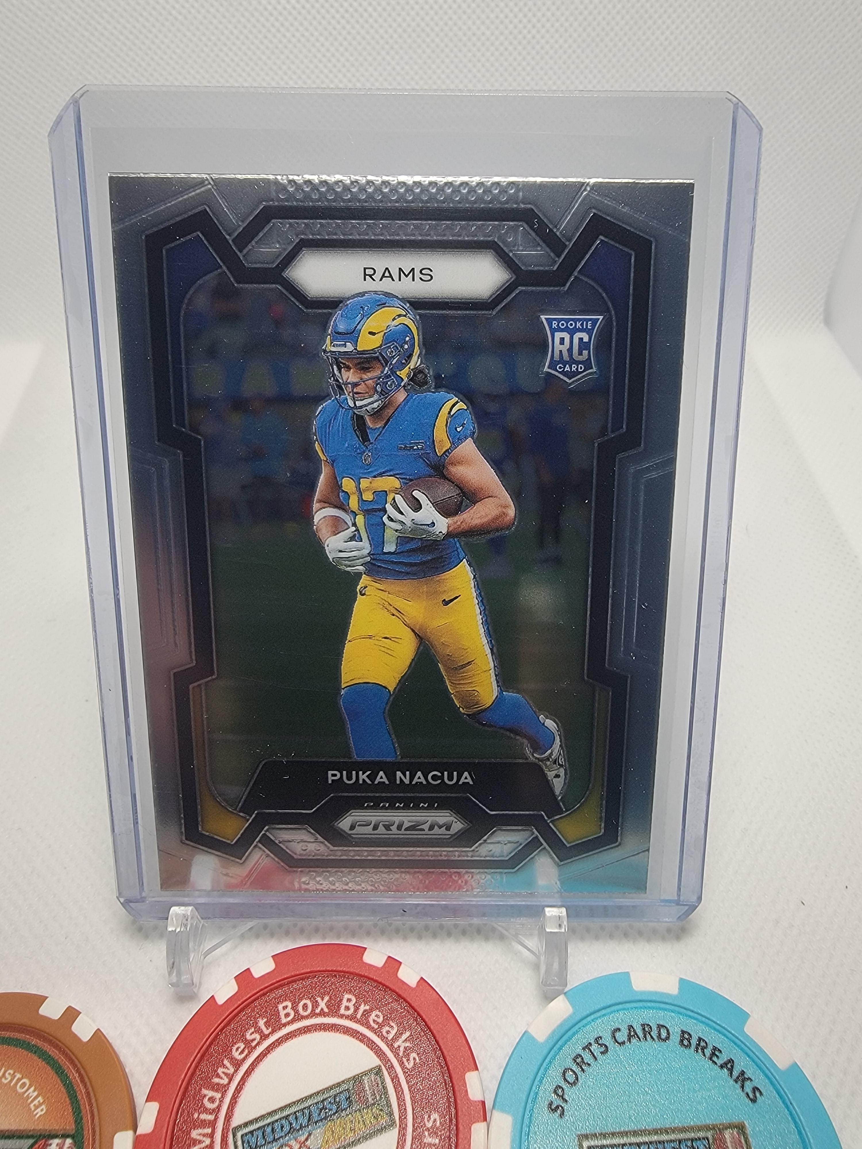2023 Prizm Puca Nacua Base Rookie - Los Angeles Rams NFL RC #357