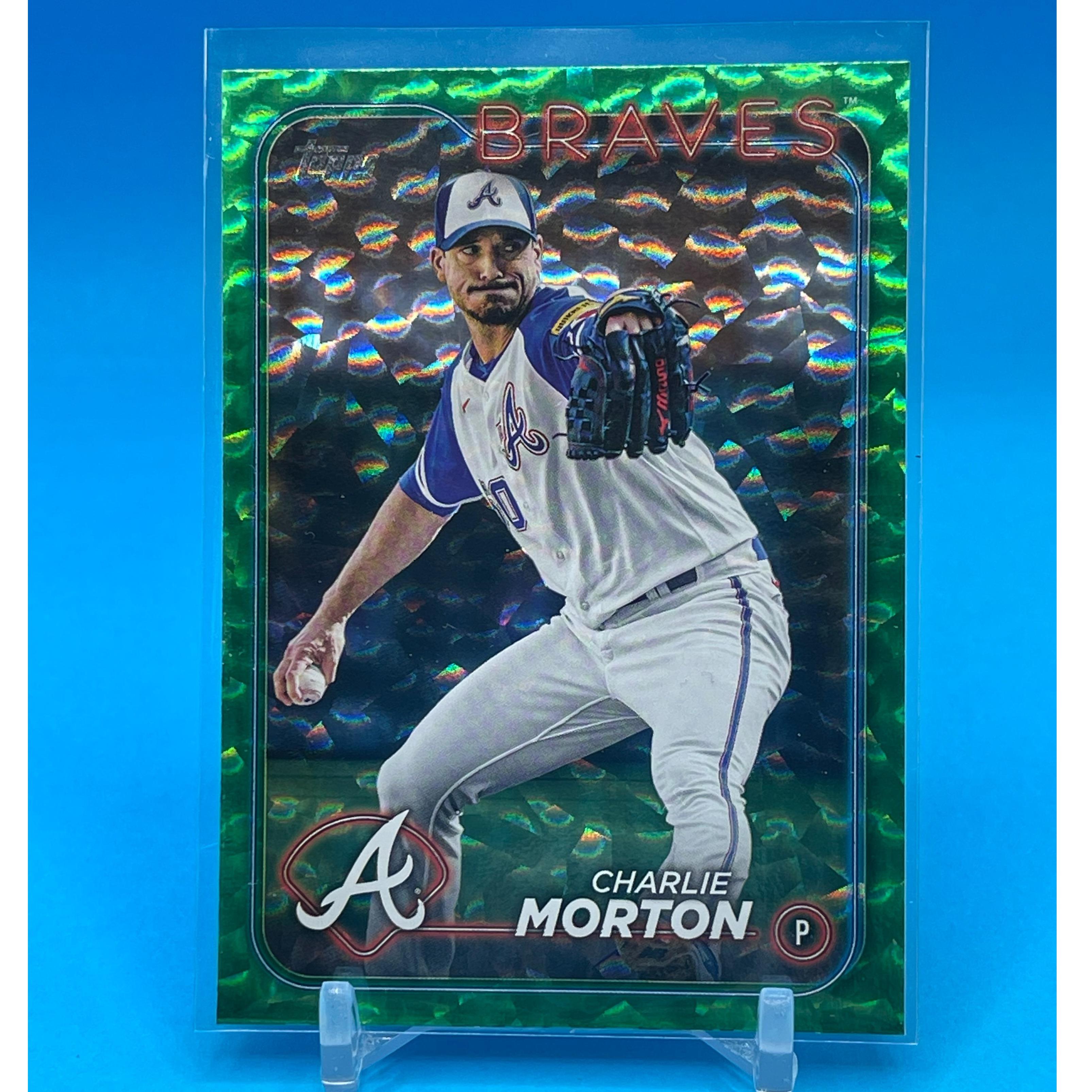 2024 Topps S1 Green Crackle Foilboard Parallel Charlie Morton #/499 ...