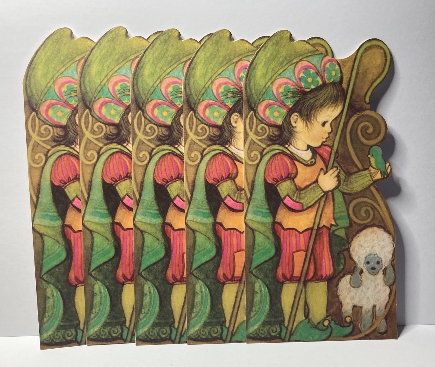 Vintage Coutts Hallmark Christmas Cards Set of 5