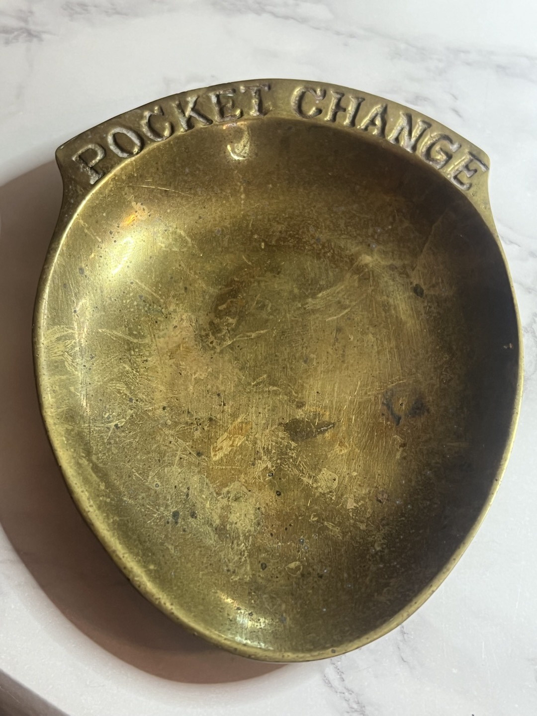 Brass Pocket Change Dish