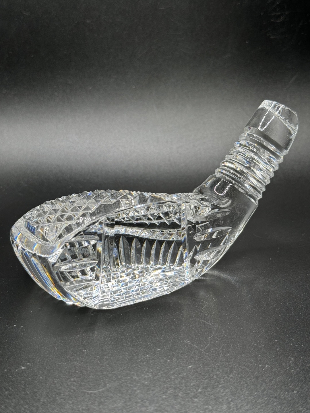 041 Waterford Crystal Golf Club Paperweight 5x3 1/4"