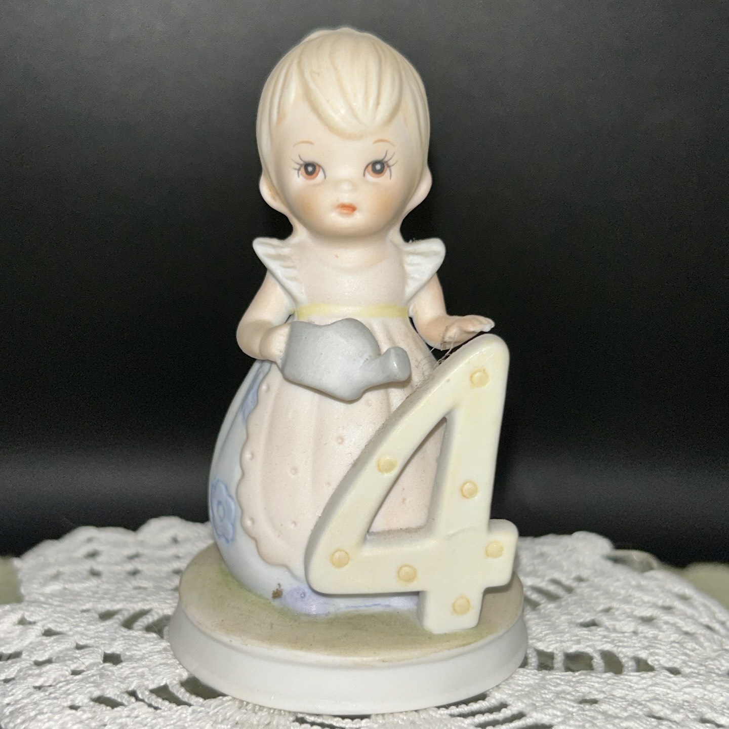 Vintage Lefton The Christopher Collection Girl Age 4