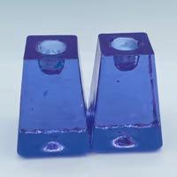 Recycled Glass Alexandrite Purple Neodymium Signed Fire & Light Candle ...