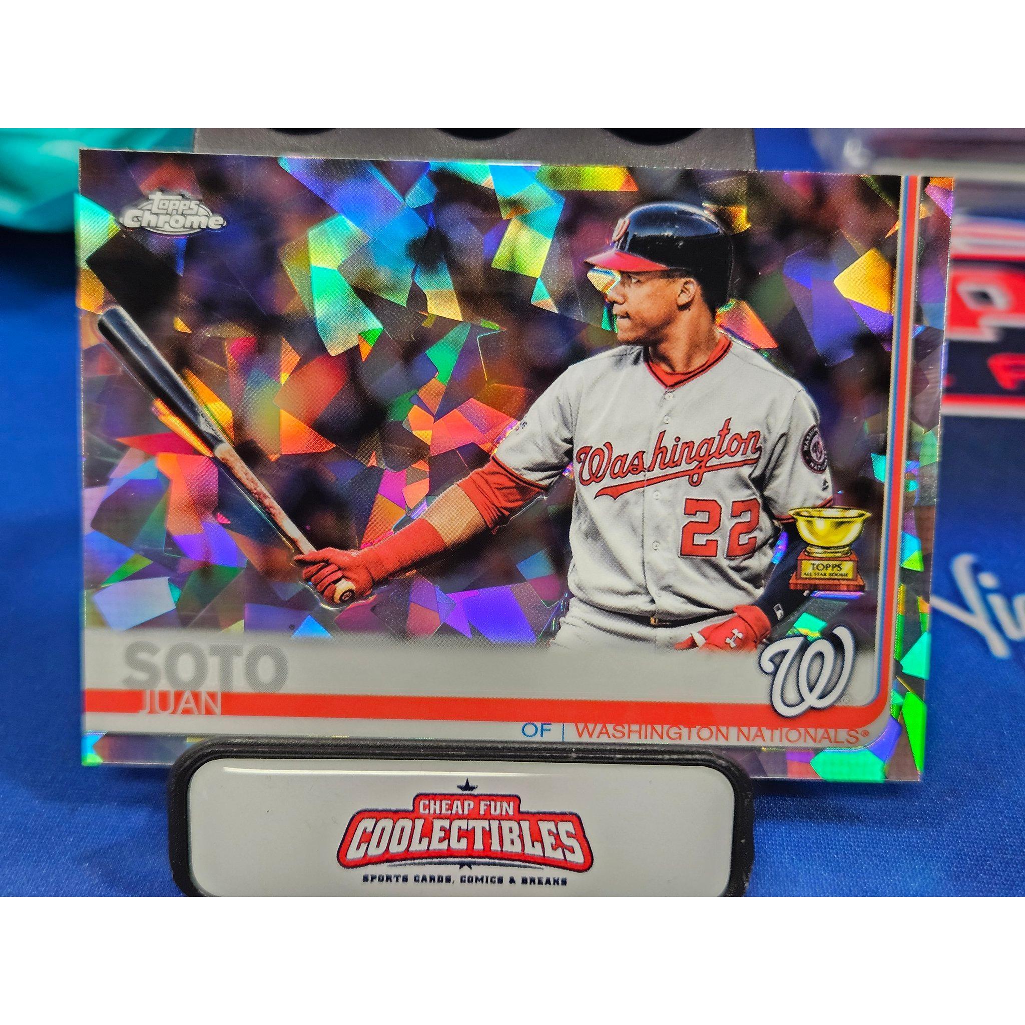 2019 Topps Chrome Sapphire Edition - #213 Juan Soto - Washington Nationals