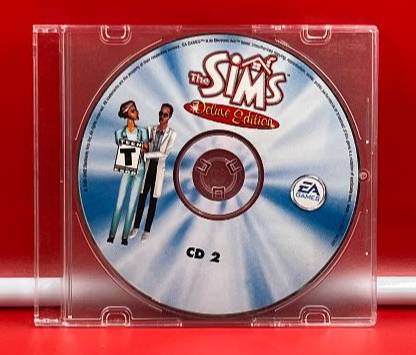 2002 CD Video Game The Sims Deluxe Edition Electronic Arts Disc 2