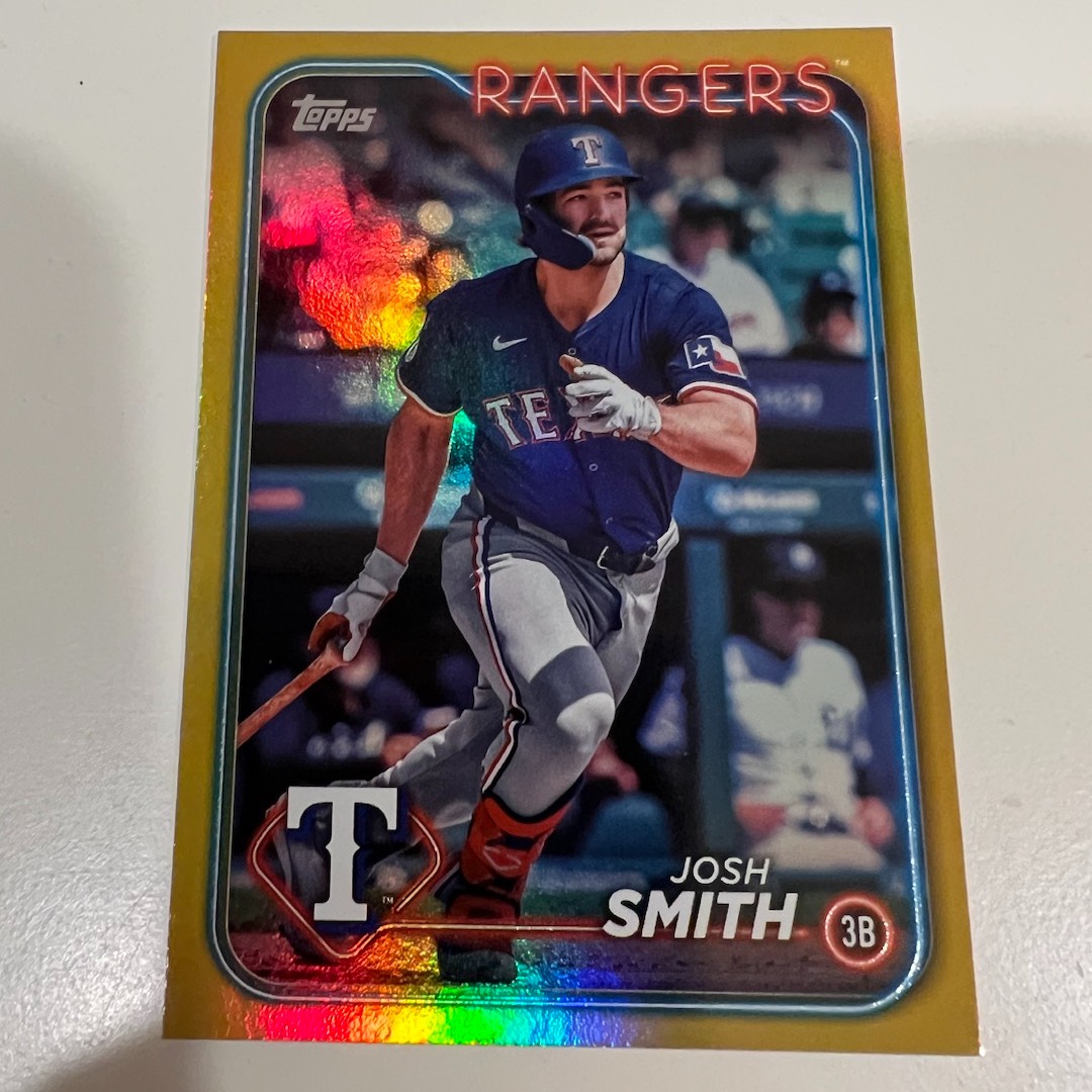 Josh Smith Gold Foil Texas Rangers