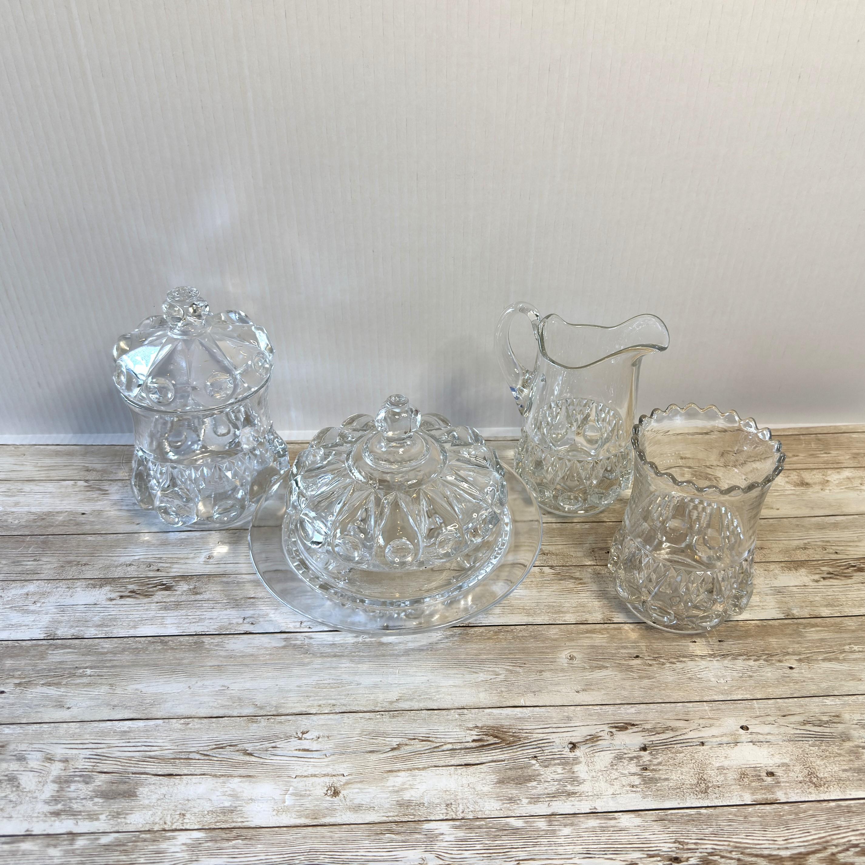 Antique Dalzell, Gilmore & Leighton Early American Pressed Glass EAPG #49D Reverse Torpedo 6 ...