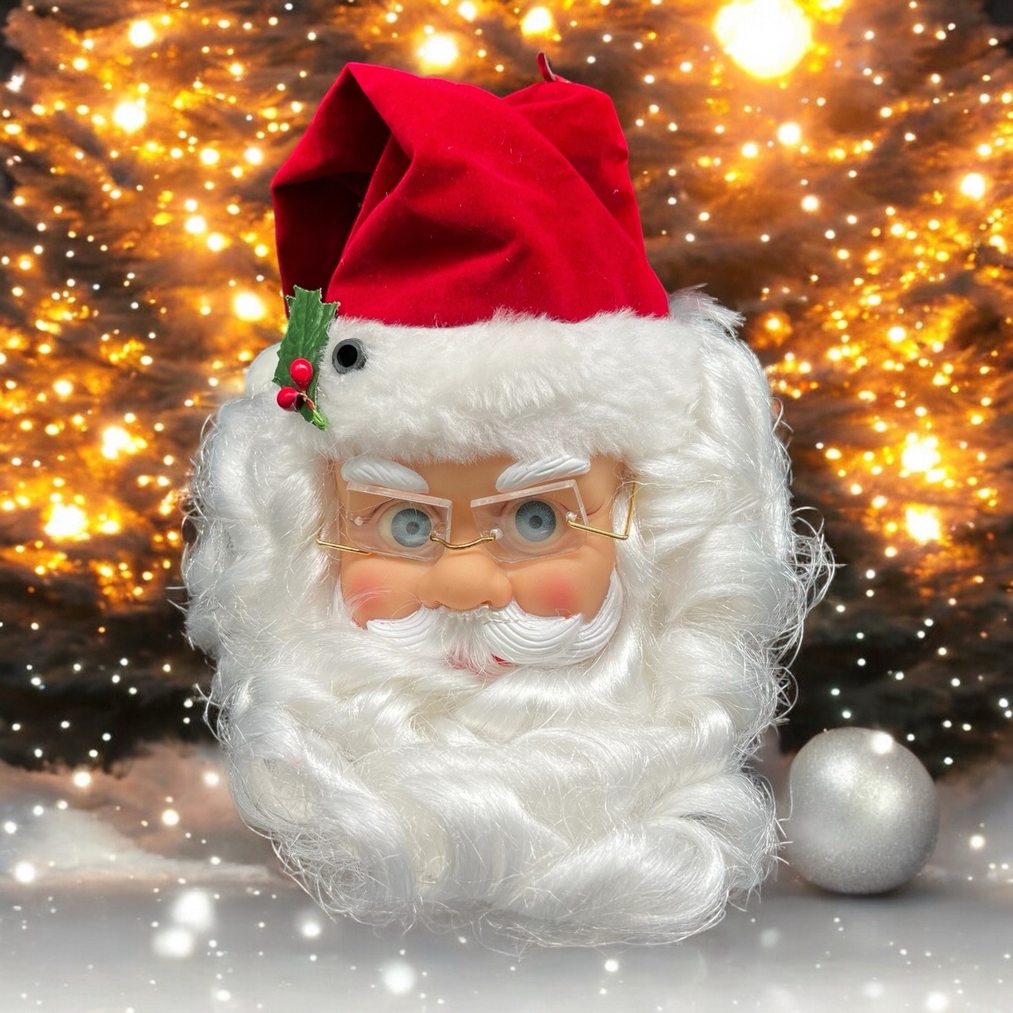 Santa Claus Musical Greeter Motion Activated Speaks Plays 24 Christmas ...