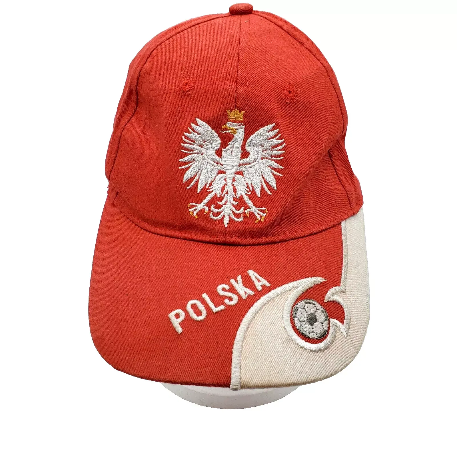 Polish Hat Eagle Crest Baseball Polska Embroidered Czapka Red White ...
