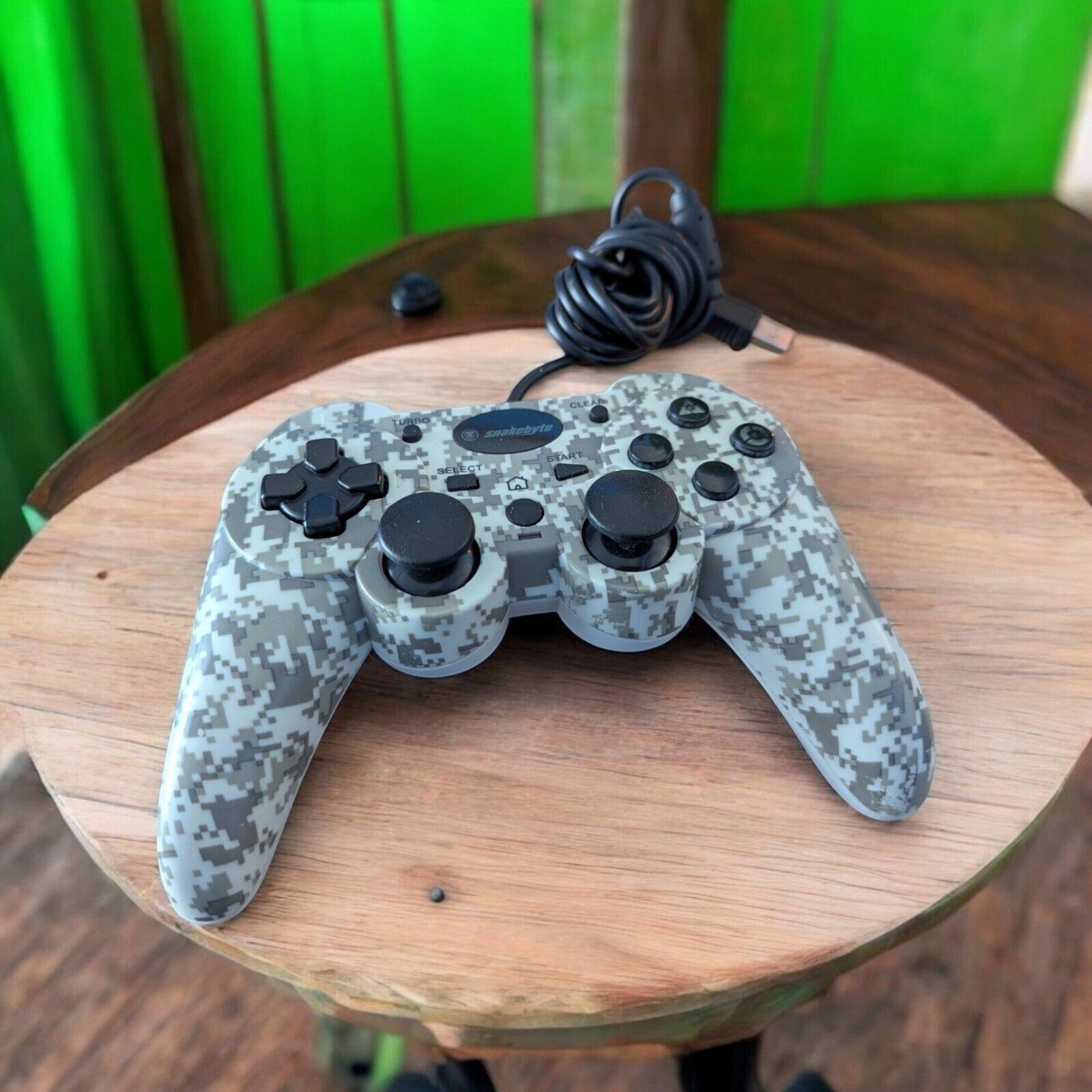 Snakebyte USB Wired Camo Game Controller PlayStation PS3 Digital Camo ...