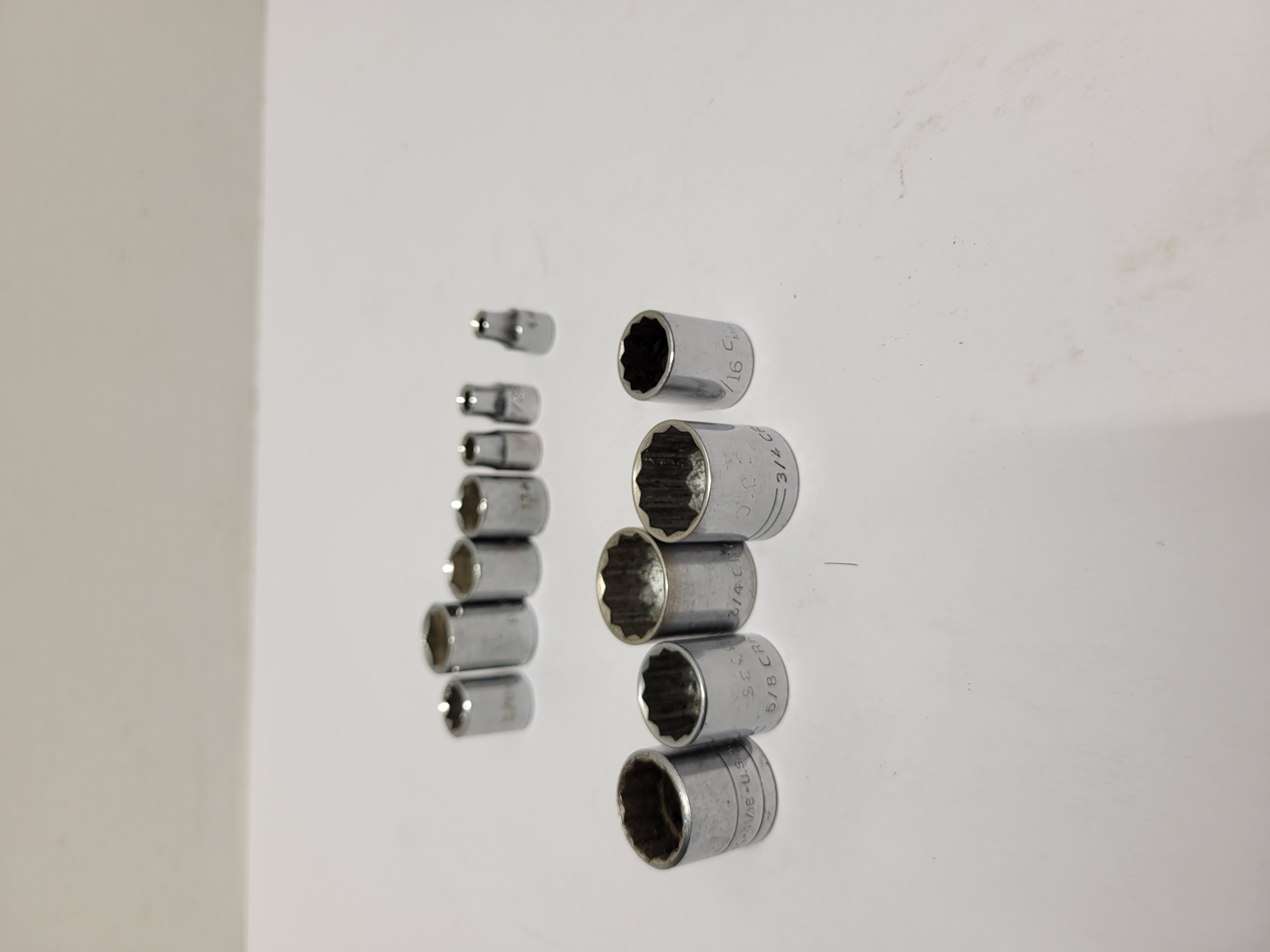 craftsman, sk and taiwan socket lot of 12