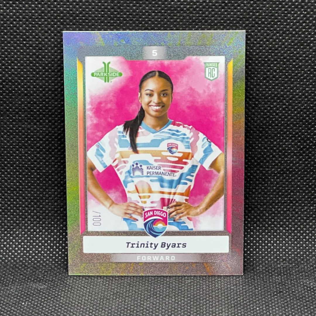 Trinity Byars 2025 Parkside NWSL Vol 1 Shimmer /100 Soccer Card