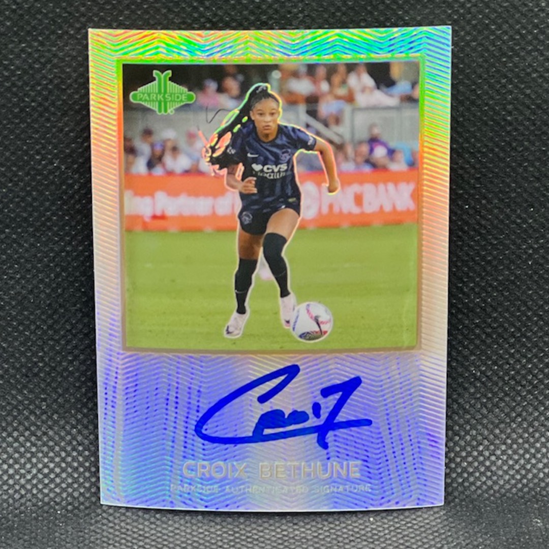 Croix Bethune 2024 Parkside Pacific NWSL Signature Series Autograph ...
