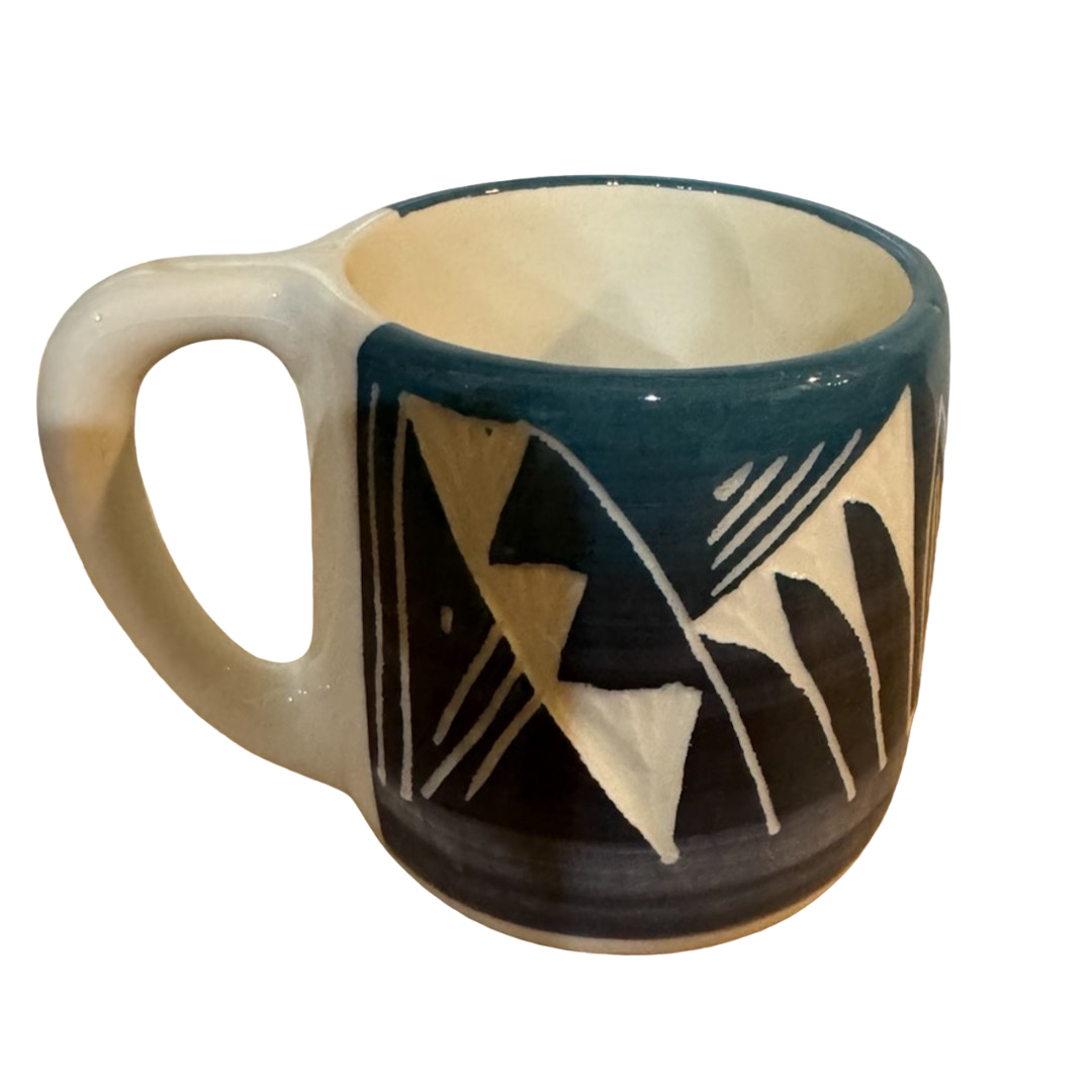 Navajo Coffee Mug 8 Ounce Signed Silas