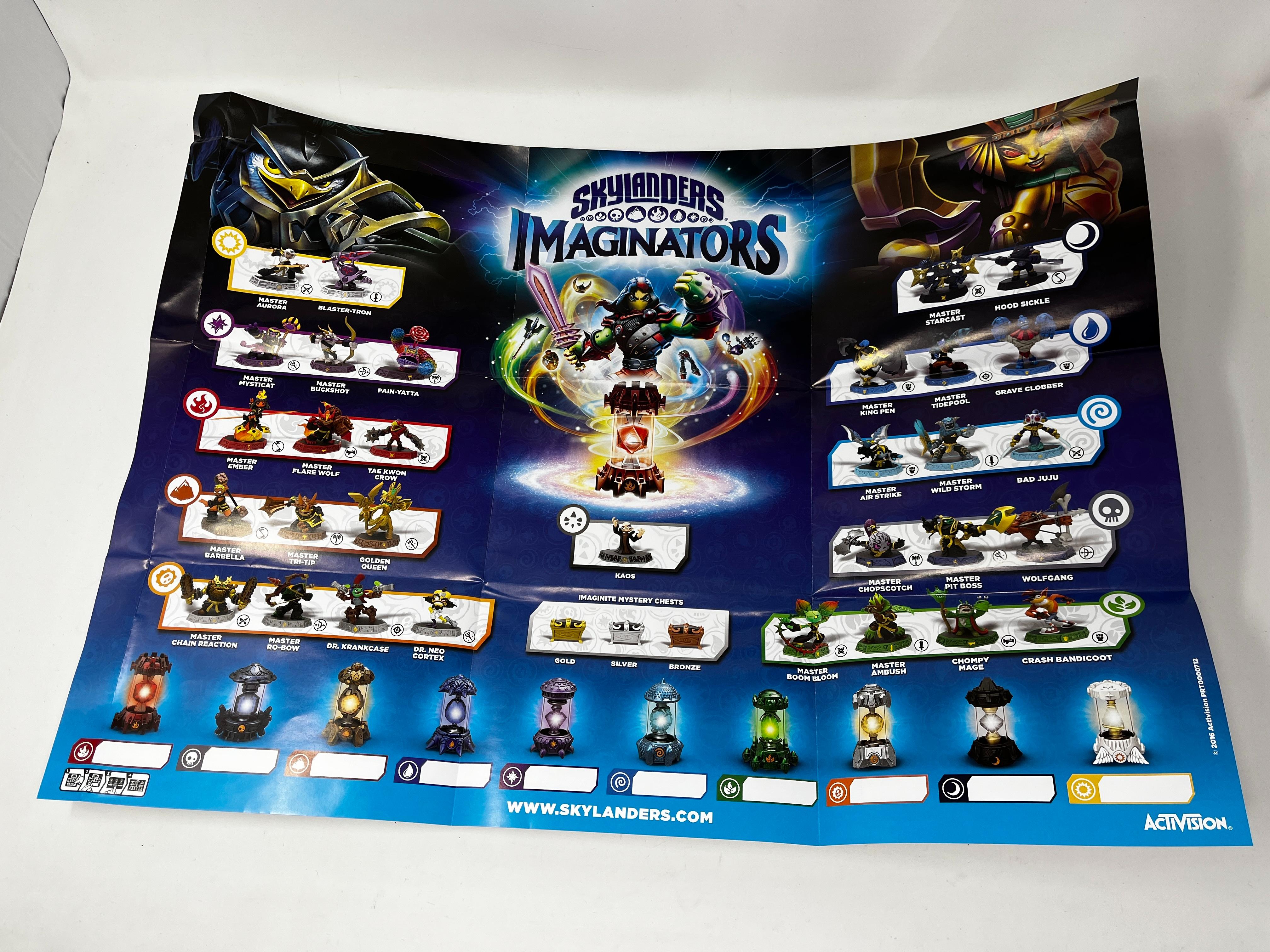 Skylanders Imaginators Starter Pack Good Nintendo Wii U 2016 No Box ...