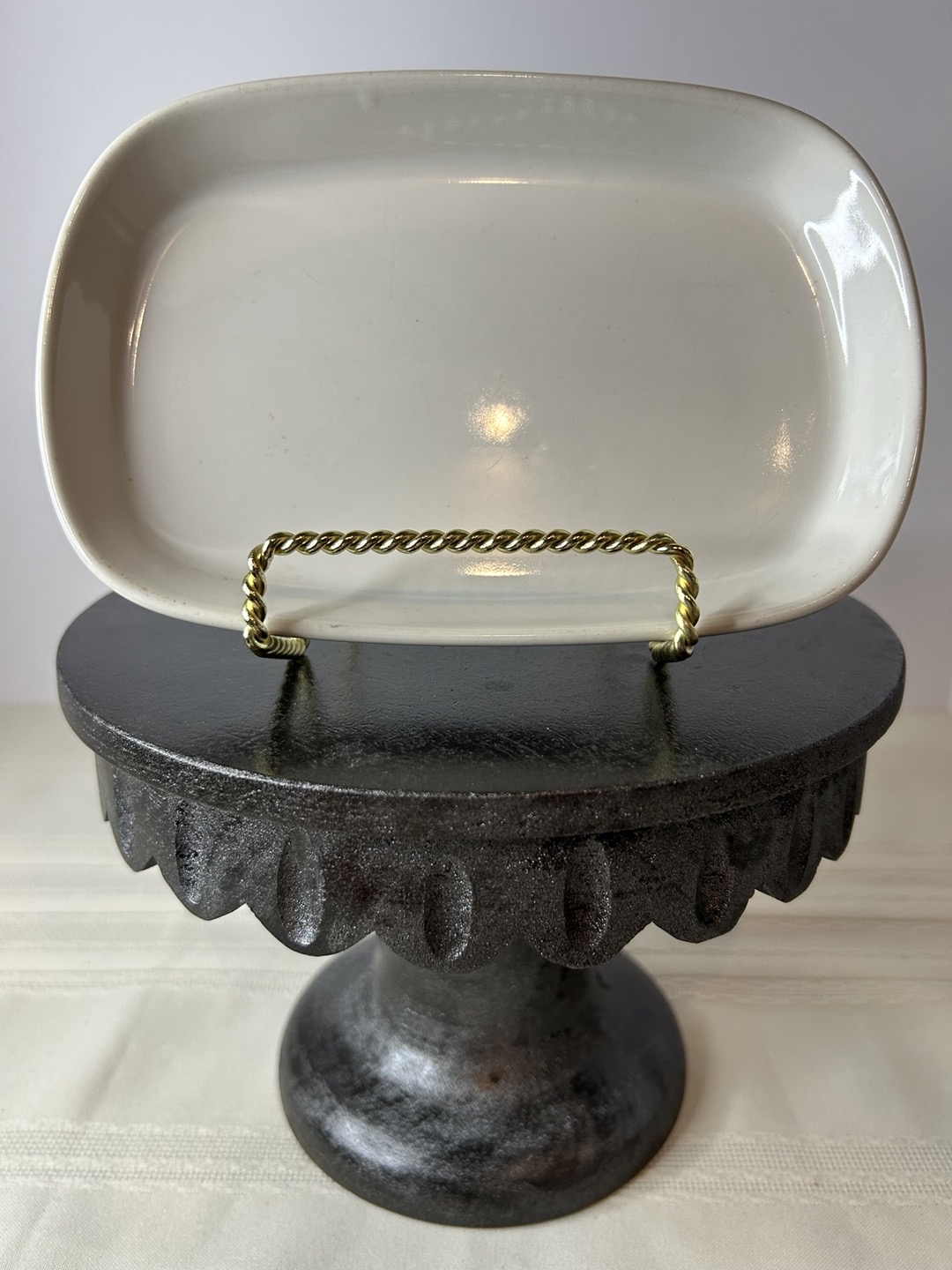 Vintage TWA Airline First Class Ceramic Tray