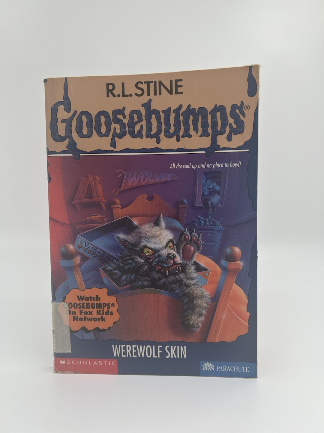 Werewolf Skin - Goosebumps #60 - R.L. Stine First Print 1997 Library