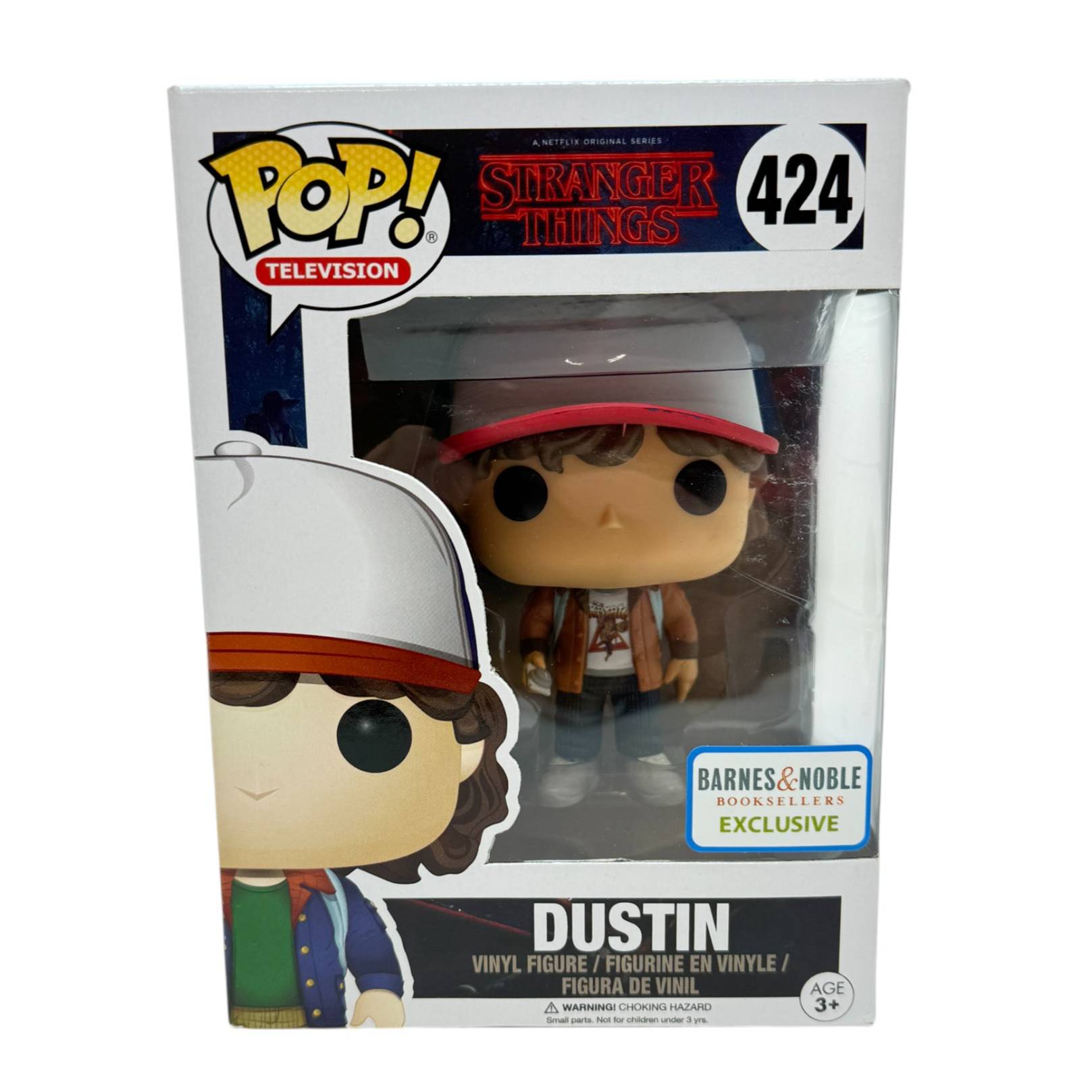 #01 - Stranger Things Dustin Funko Pop 424 Barnes & Noble Exclusive